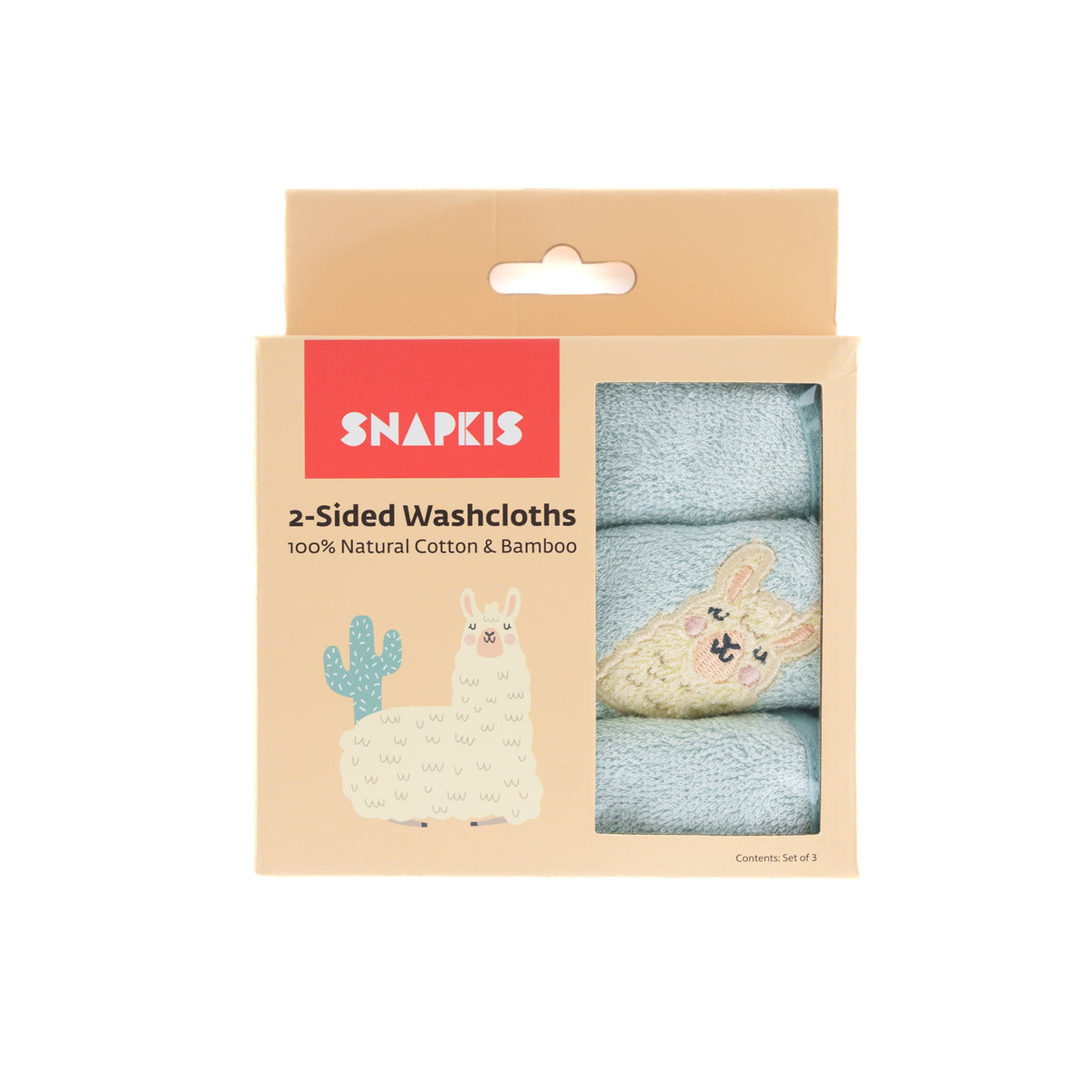 2-Sided Washcloths – Snapkis Official